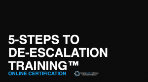 De Escalation Training Certification Online | Deescalation Certificate